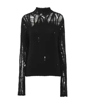 Chloé Fitted Mock Neck Sweater - Black