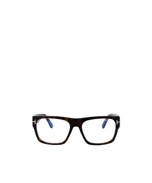 TOM FORD Rectangular Frame Eyeglasses - Black
