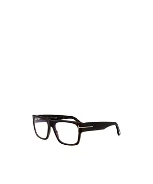 TOM FORD Rectangular Frame Eyeglasses - Black