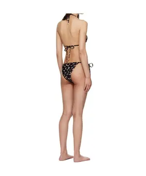 MARINE SERRE Moon-print Triangle Bikini