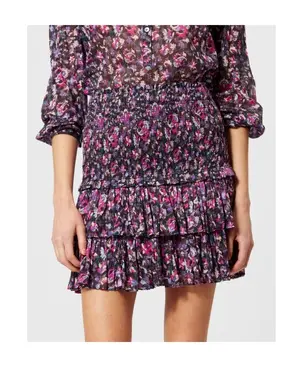 Isabel Marant Étoile Naomi Ruffled Mini Skirt - Multicolor