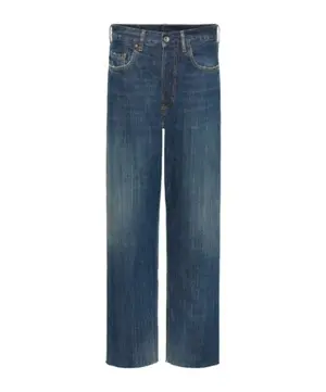 MAISON MARGIELA Straight-leg Denim Jeans With Raw Edge Hem