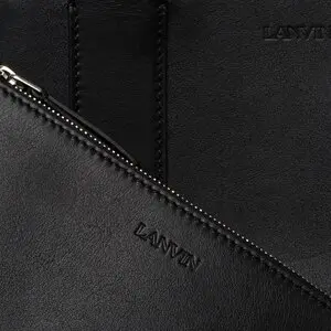 LANVIN Ballade North South Logo Embossed Tote Bag