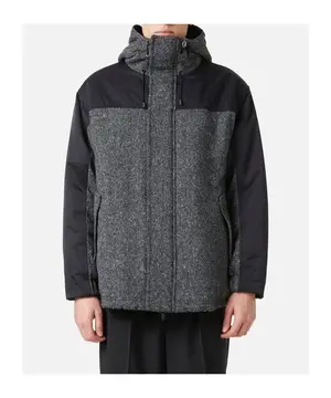Iceberg Panelled Hooded Jacket With Zip Closure