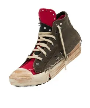 MAISON MARGIELA Distressed High Top Sneakers