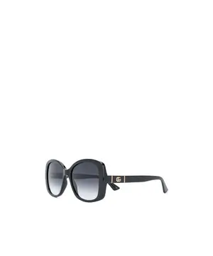 Gucci Oversized Square Frame Sunglasses With Gradient Lenses - Black