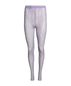 Wardrobe.NYC Lace Stirrup Leggings - Gray