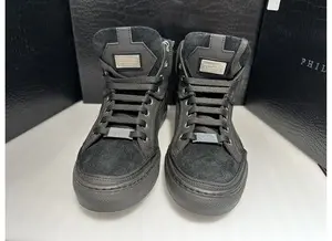 Philipp Plein High-top Lace-up Sneakers With Logo Detail