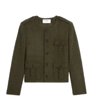 Celine Cashmere Bouclette Jacket