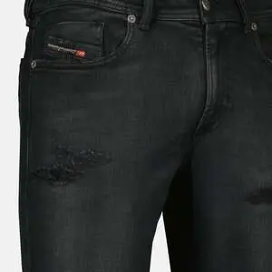 DIESEL® Sleenker 1979 Distressed Jeans - Black