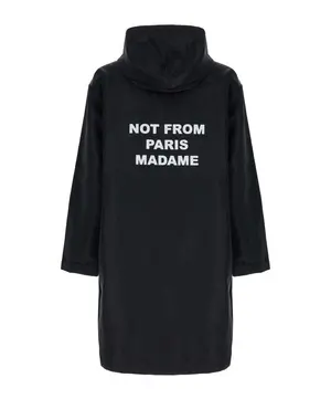Drole De Monsieur Long Parka - Black