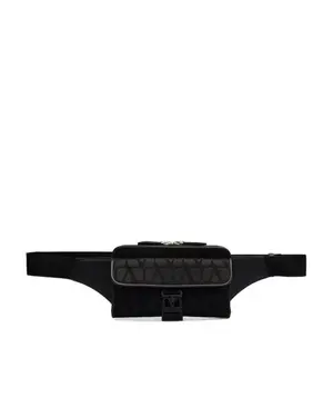 Valentino Garavani Iconographe Nylon Belt Bag - Black