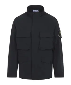 Stone Island Logo Patch Detail Jacket