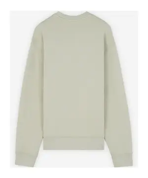 Maison Kitsuné Bold Fox Head Patch Crewneck Sweatshirt - Ash Tree