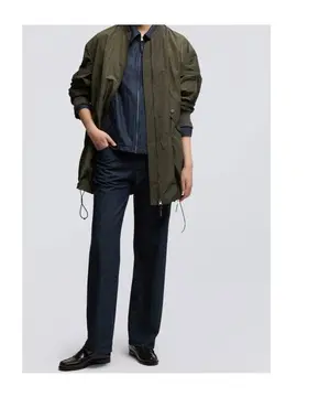 Aspesi Zip-up Bomber Jacket With Drawstring Hem