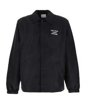 Drole De Monsieur Drôle De Slogan Button-up Jacket