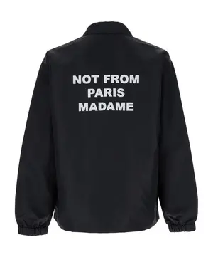Drole De Monsieur Drôle De Slogan Button-up Jacket