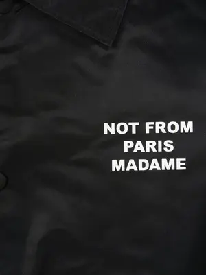 Drole De Monsieur Drôle De Slogan Button-up Jacket