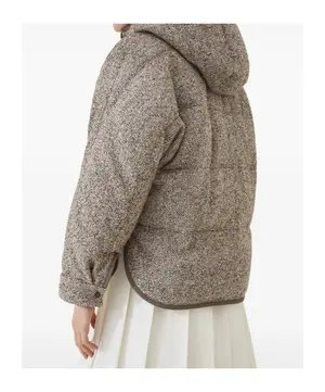 Brunello Cucinelli Quilted Hooded Jacket