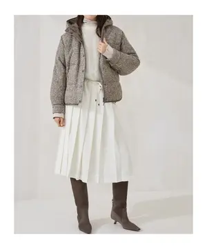 Brunello Cucinelli Quilted Hooded Jacket