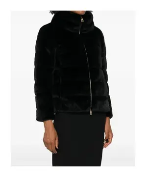 Herno Two-way Zip Down Jacket - Black