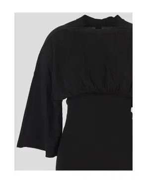 Rick Owens Bubble Sleeve Cinched Dress - Black