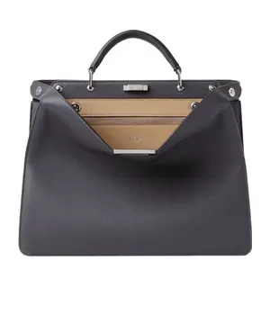 Fendi Peekaboo Iseeu Medium Tote Bag - Black