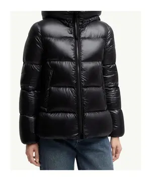Moncler Serittes Zip-up Puffer Jacket - Black