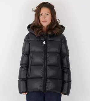 Moncler Serittes Zip-up Puffer Jacket - Black