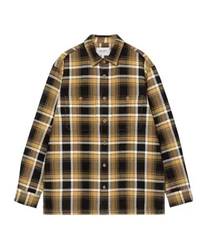 Carhartt Work In Progress Vaughn Plaid Pocket Shirt - Brown