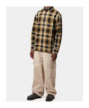 Carhartt Work In Progress Vaughn Plaid Pocket Shirt - Brown