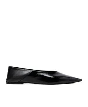 Saint Laurent Pointed Toe Slip-on Flats