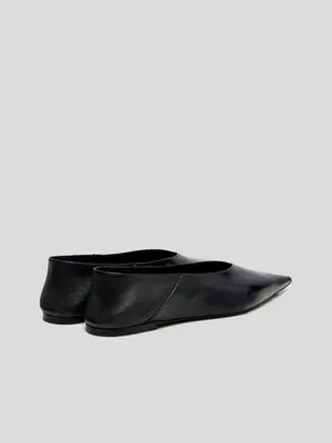 Saint Laurent Pointed Toe Slip-on Flats