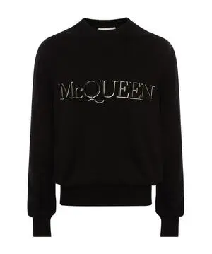 Alexander McQueen Embroidered Logo Crewneck Sweatshirt