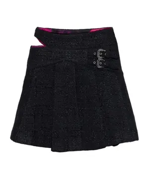Versace Pleated Mini Skirt