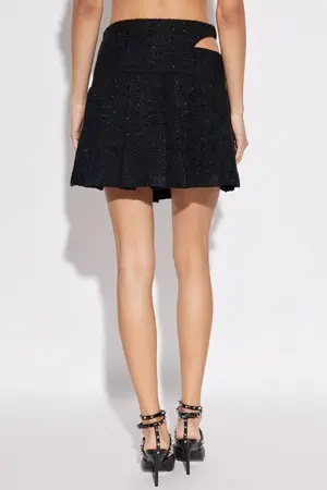 Versace Pleated Mini Skirt