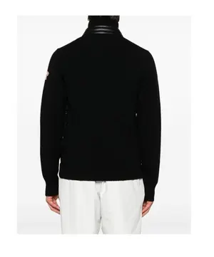 Moncler Padded Zip-up Cardigan - Black