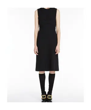 Sportmax Mirto Crewneck Sleeveless Dress