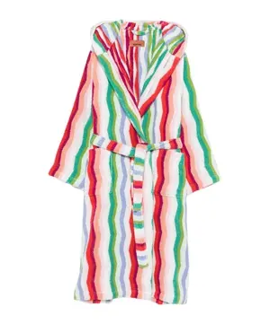 Missoni Hooded Stripe-pattern Bath Robe - Multicolour