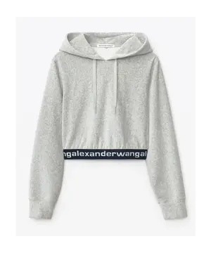 Alexander Wang Cropped Hoodie - No