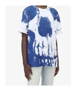Alexander McQueen Skull Printed Crewneck T-shirt