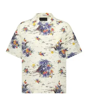 Prada Graphic Printed Short-sleeved Shirt