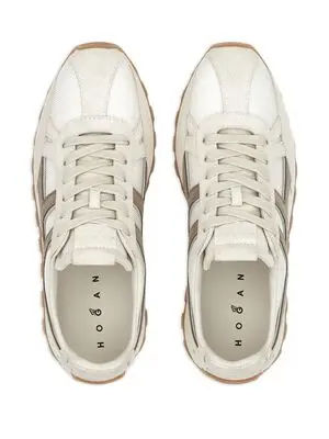 Hogan H671 Side Logo Patch Sneakers - White