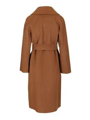 Max Mara Cles Belted Coat - Hazelnut Brown