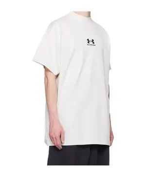 Balenciaga Logo Embroidered Crewneck T-shirt