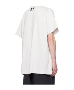 Balenciaga Logo Embroidered Crewneck T-shirt
