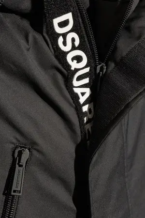 Dsquared2 Hooded Funnel Neck Coat