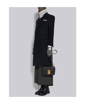 Thom Browne Pebbled Leather Camera Bag