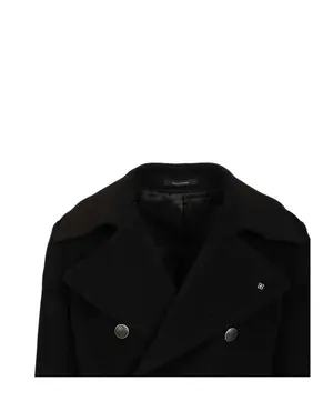 Tagliatore Double-breasted Coat - Black
