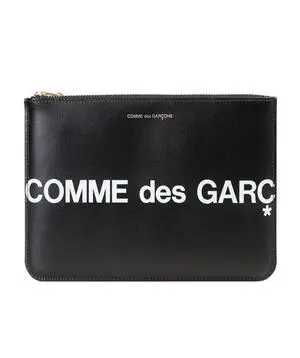 Comme Des Garçons Cdg Huge Logo Wallet - Black